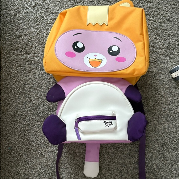 Fox | Accessories | Foxy Orange And Purple Kids Backpacklnakybox | Poshmark